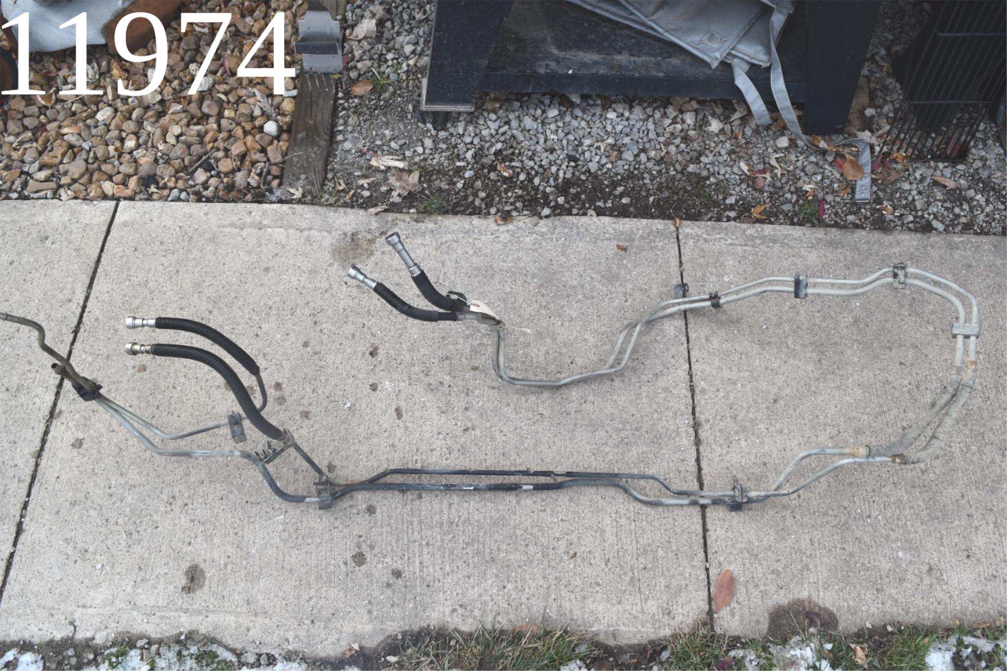 2002 CHEVROLET SILVERADO DURAMAX 6.6 LB7 DIESEL FUEL COOLER LINES 02 ...