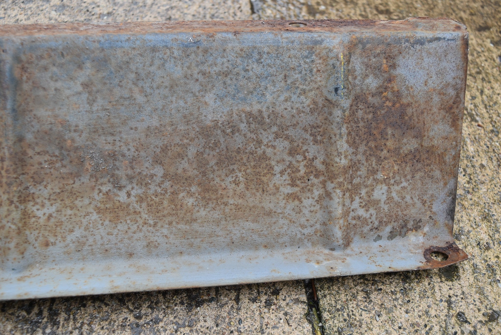 1957 Chevy GMC Truck Radiator Core Hood Latch Support OEM 57 Chevrolet ...