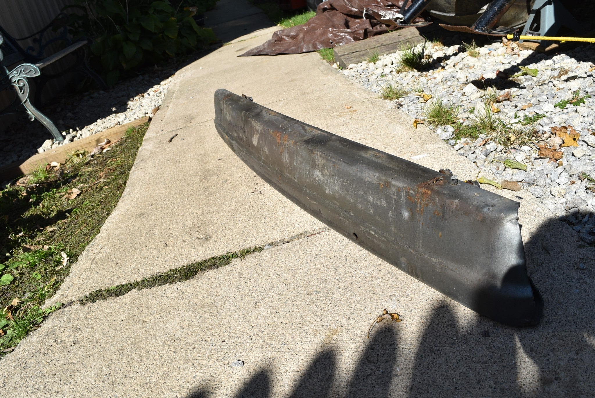 1979-1993 Ford Mustang Rear Bumper Metal Reinforcement Fox Body Origin ...