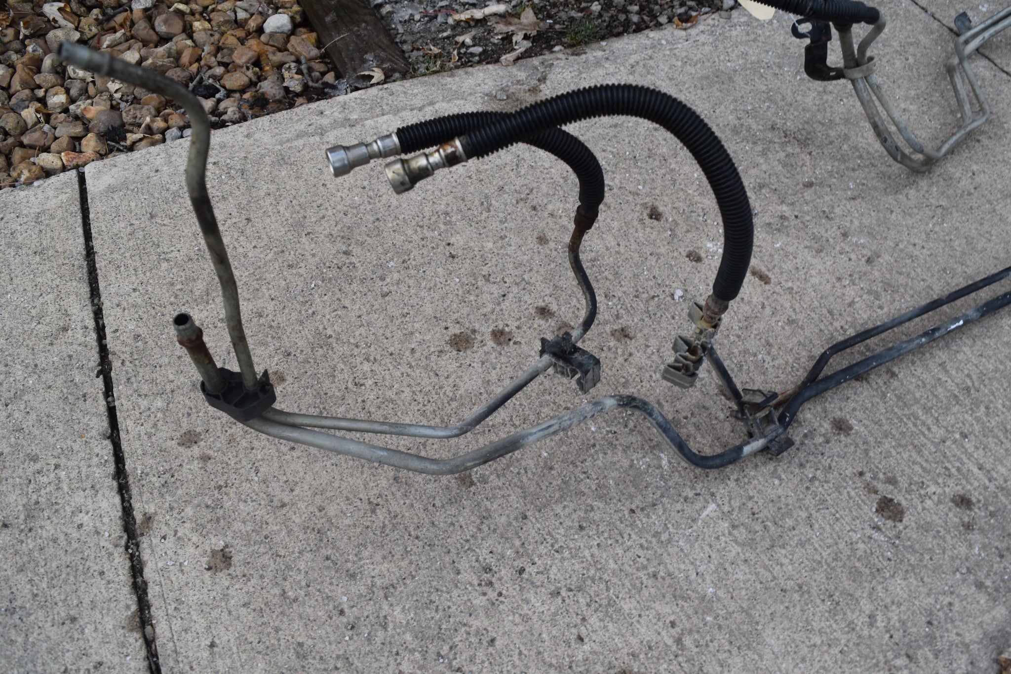 2002 CHEVROLET SILVERADO DURAMAX 6.6 LB7 DIESEL FUEL COOLER LINES 02 ...