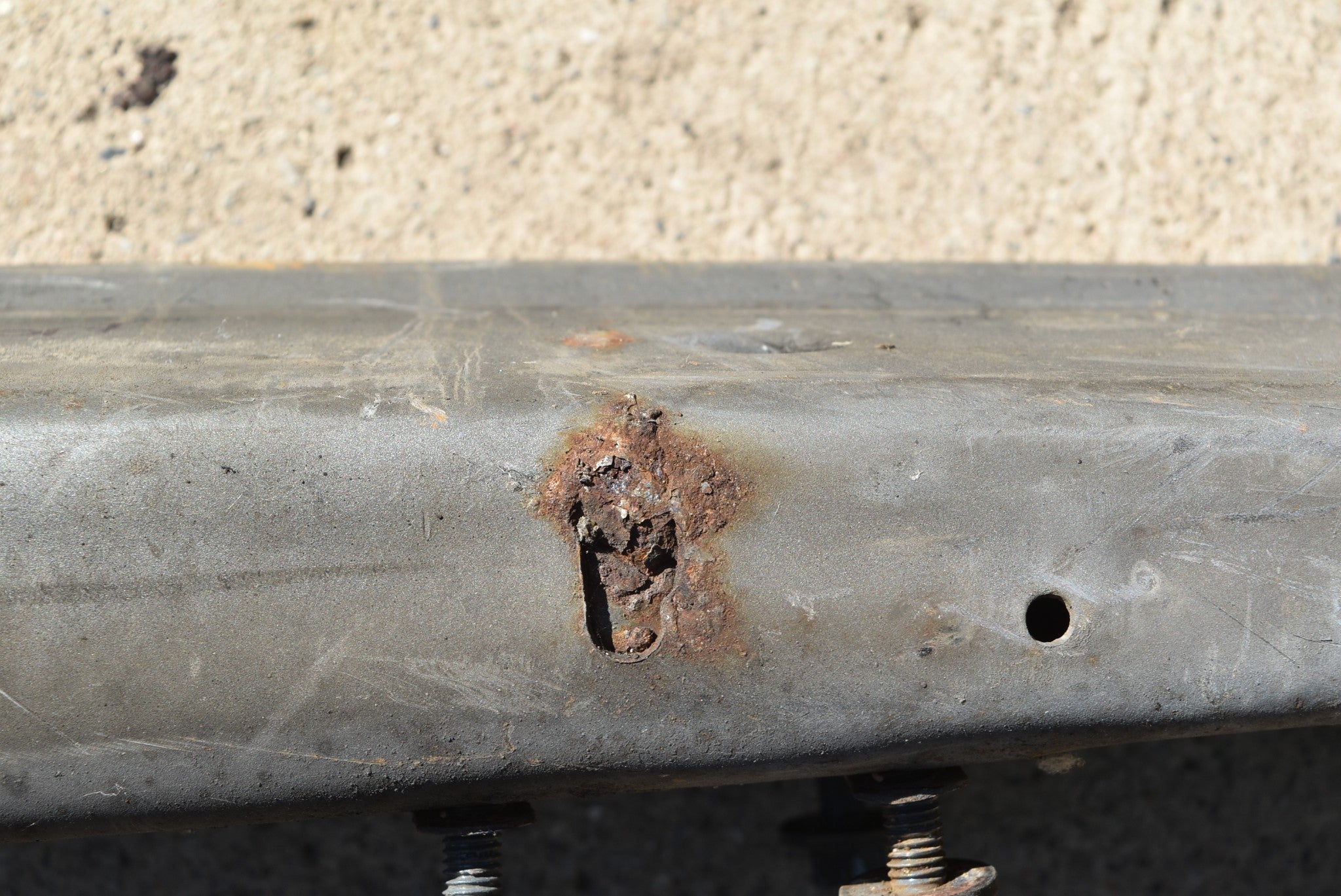 1979-1993 Ford Mustang Rear Bumper Metal Reinforcement Fox Body Origin ...