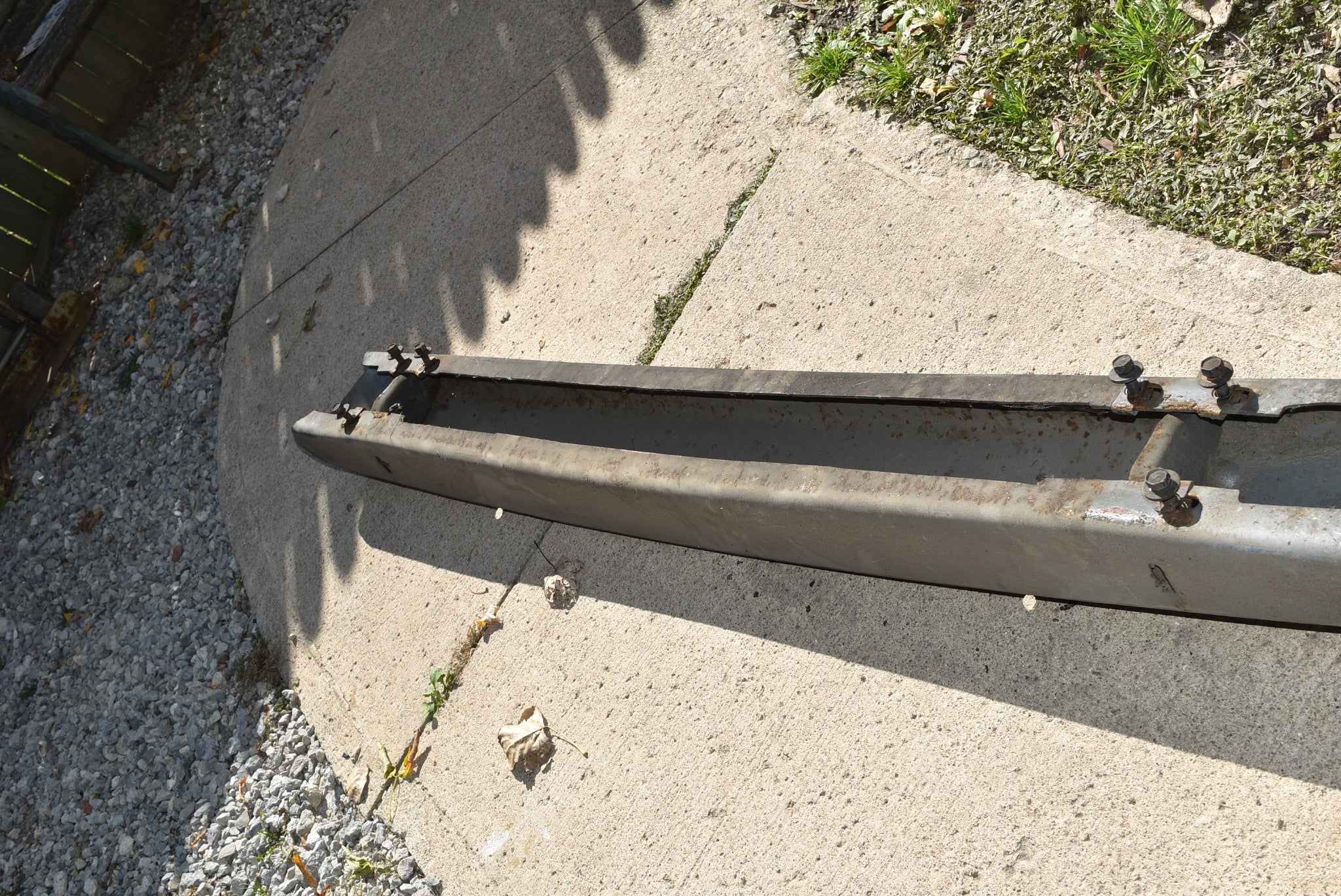 1979-1993 Ford Mustang Rear Bumper Metal Reinforcement Fox Body Origin ...