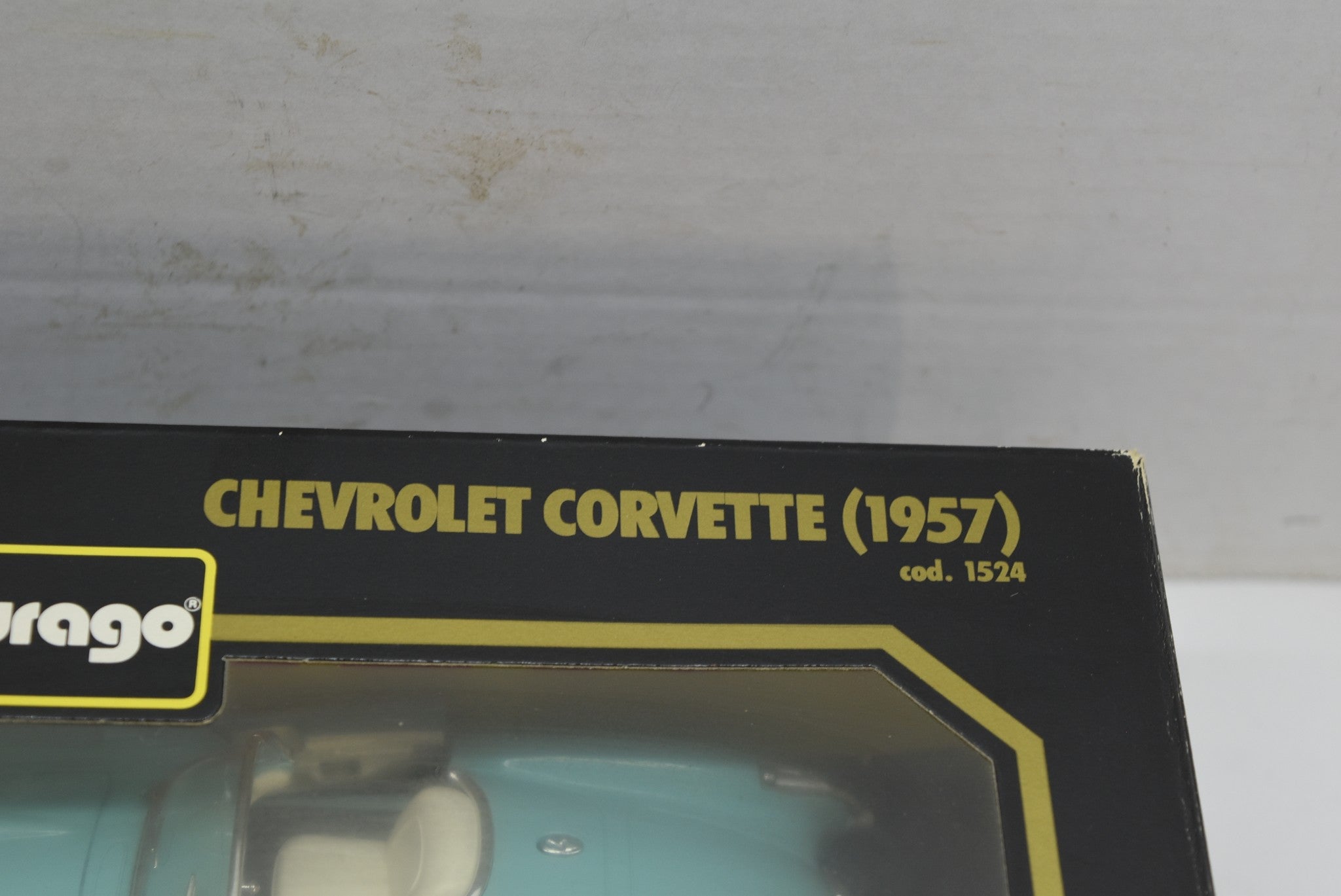 Burago 1957 Chevrolet Corvette Die Cast Metal With Plastic Parts New I ...