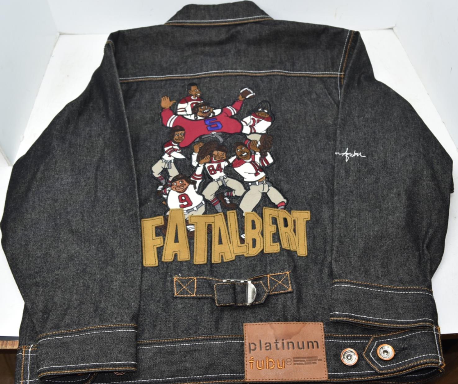 Fat Albert and The Junkyard Gang Denim Jacket Size Small Vintage Embro ...