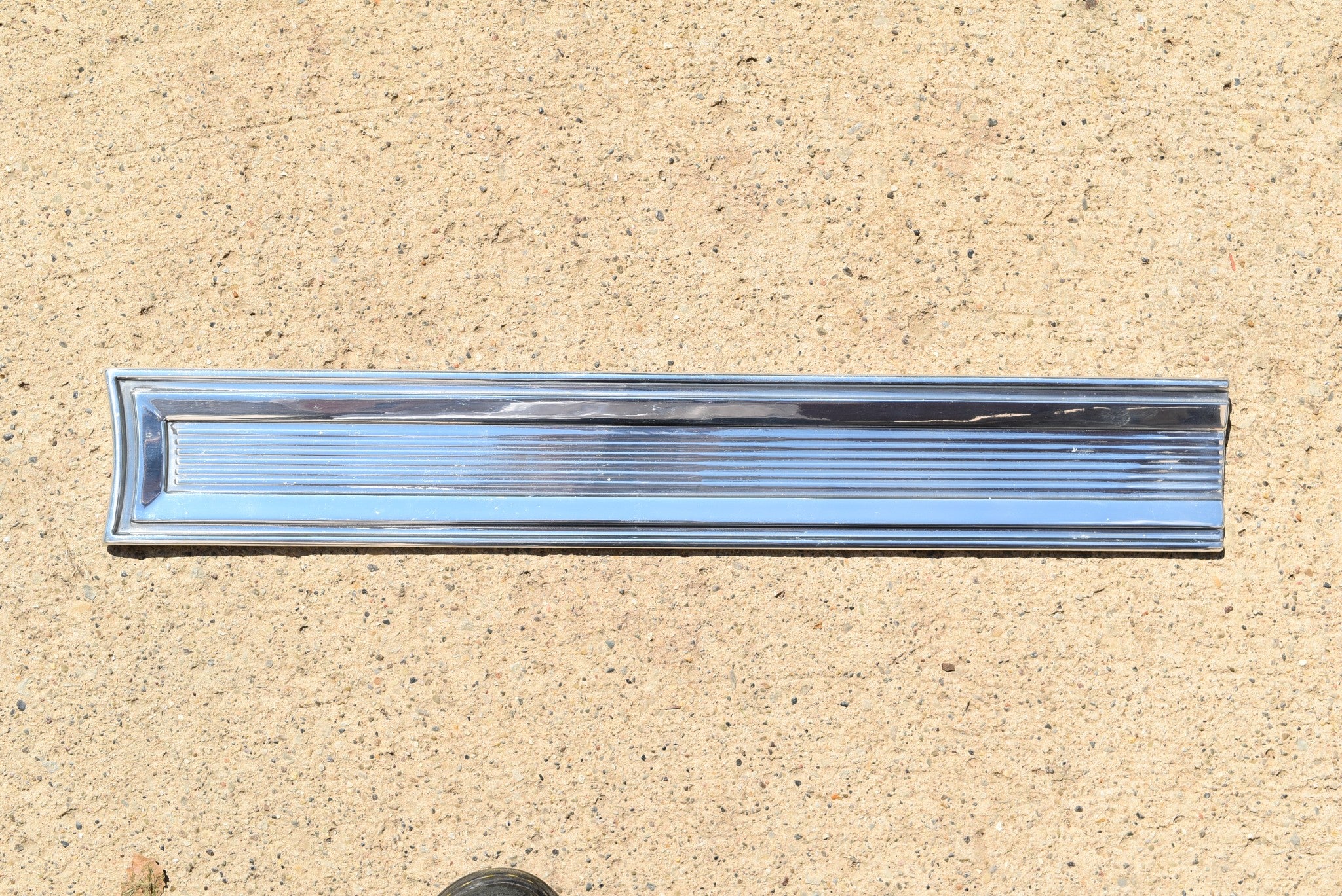 1964 Ford Galaxie Left Trunk Trim Moulding Restored Driver 64 Lower De ...