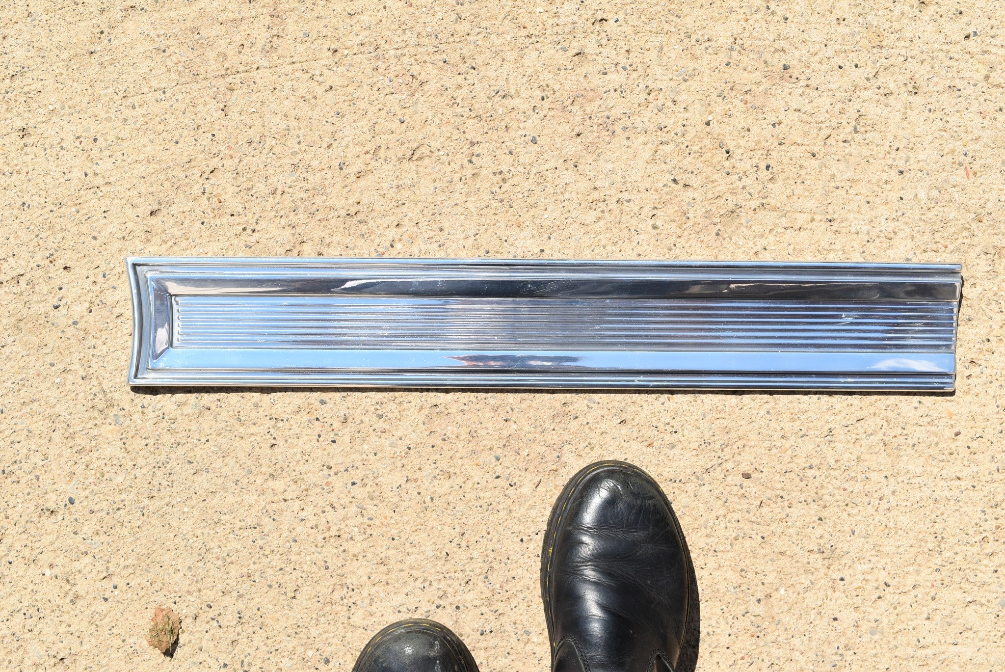 1964 Ford Galaxie Left Trunk Trim Moulding Restored Driver 64 Lower De ...