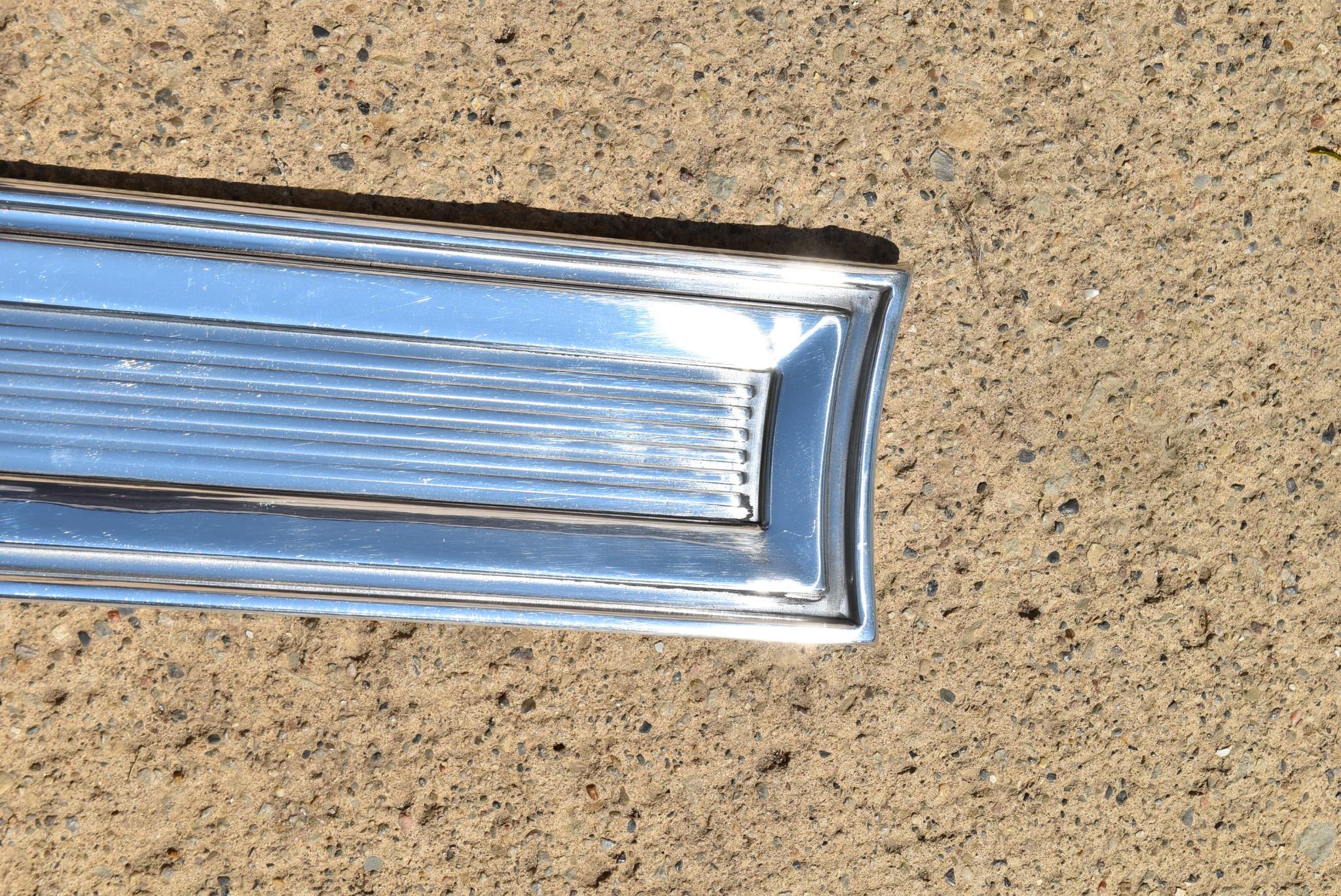 1964 Ford Galaxie Left Trunk Trim Moulding Restored Driver 64 Lower De ...