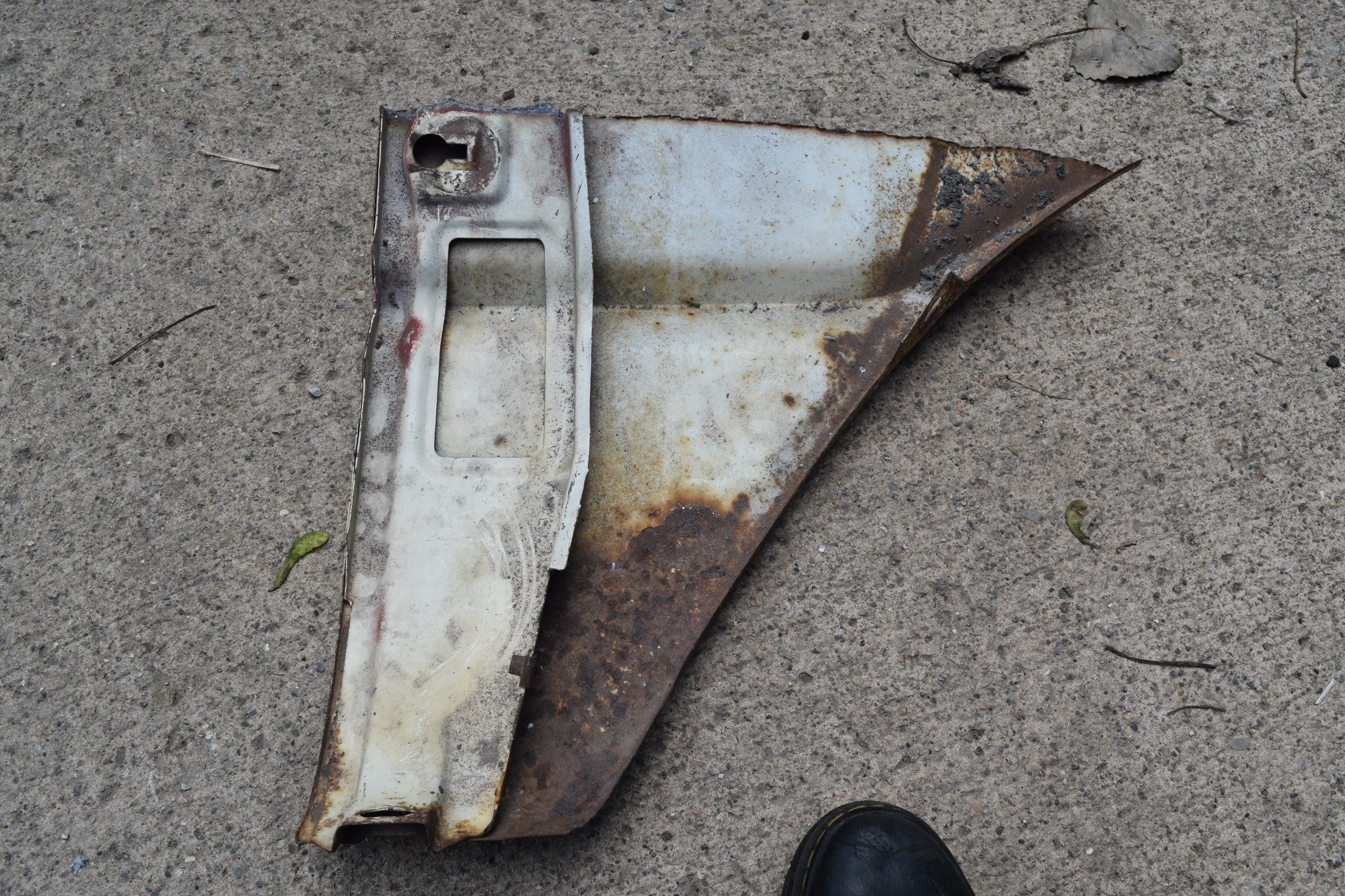 1964 Ford Galaxie Left Driver Fender Dog Leg Behind Well Patch Panel M ...