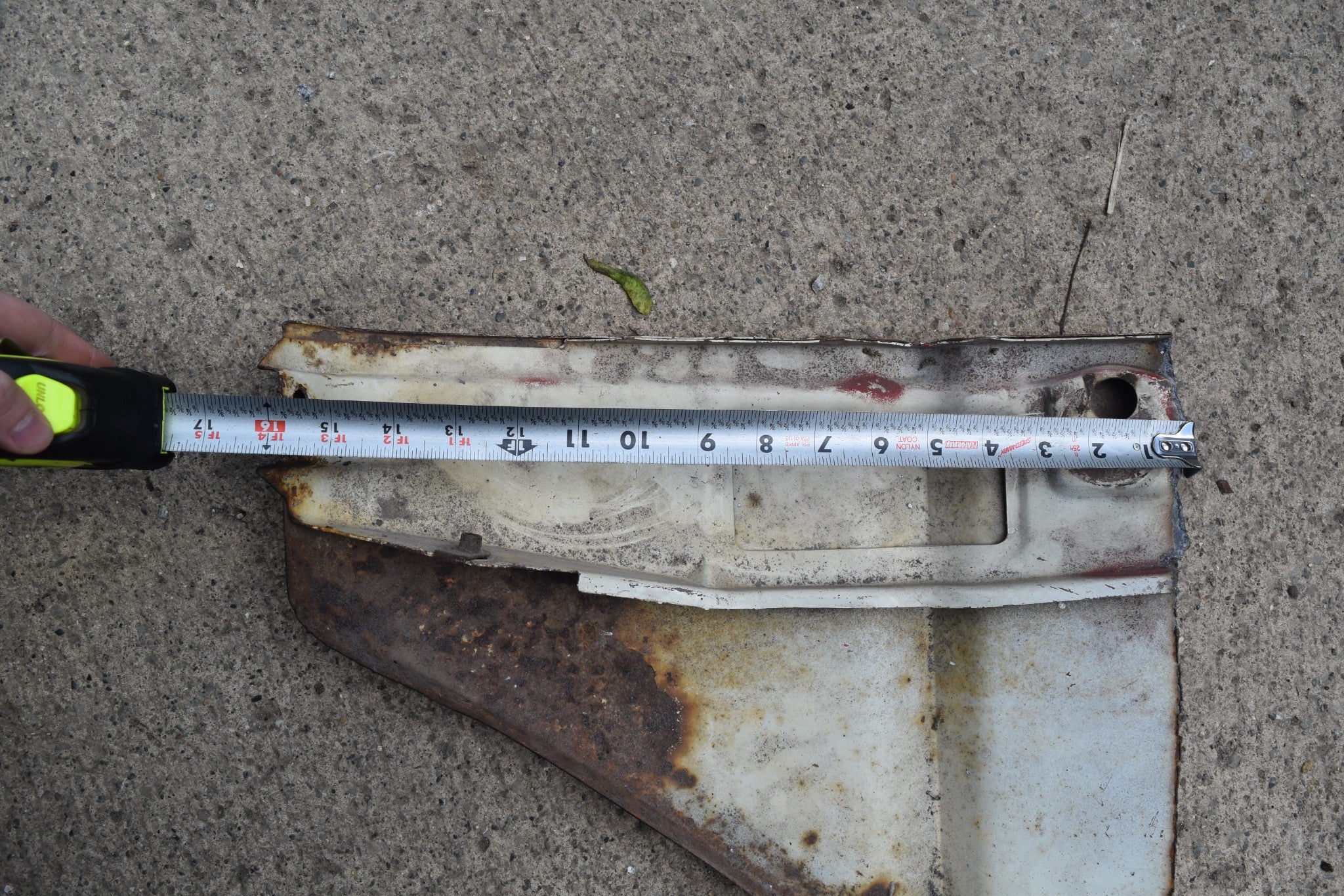 1964 Ford Galaxie Left Driver Fender Dog Leg Behind Well Patch Panel M ...
