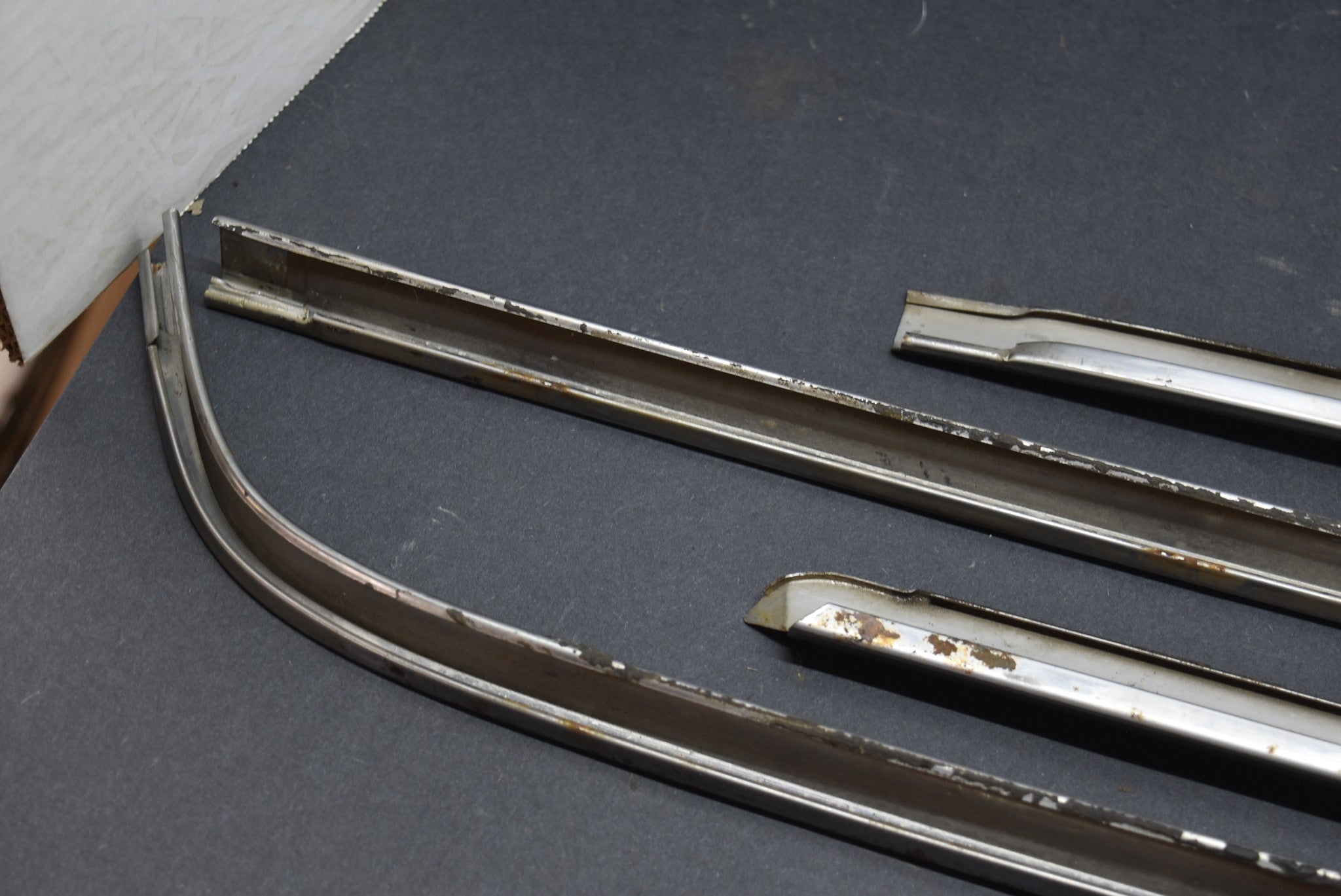 1968 1969 Ford Ranchero Interior Rear Window Reveal Trim Inner Mouldin ...