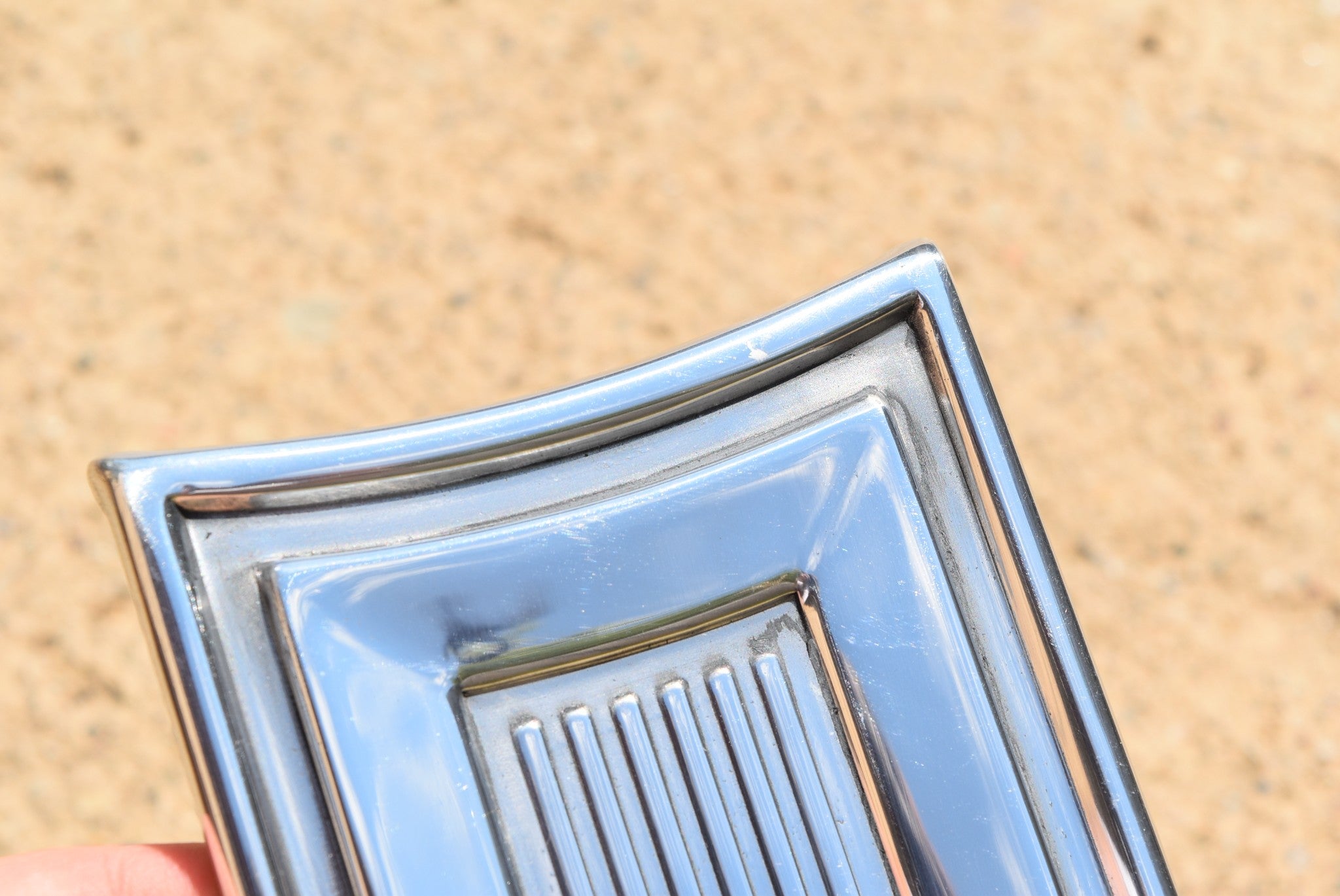 1964 Ford Galaxie Left Trunk Trim Moulding Restored Driver 64 Lower De ...