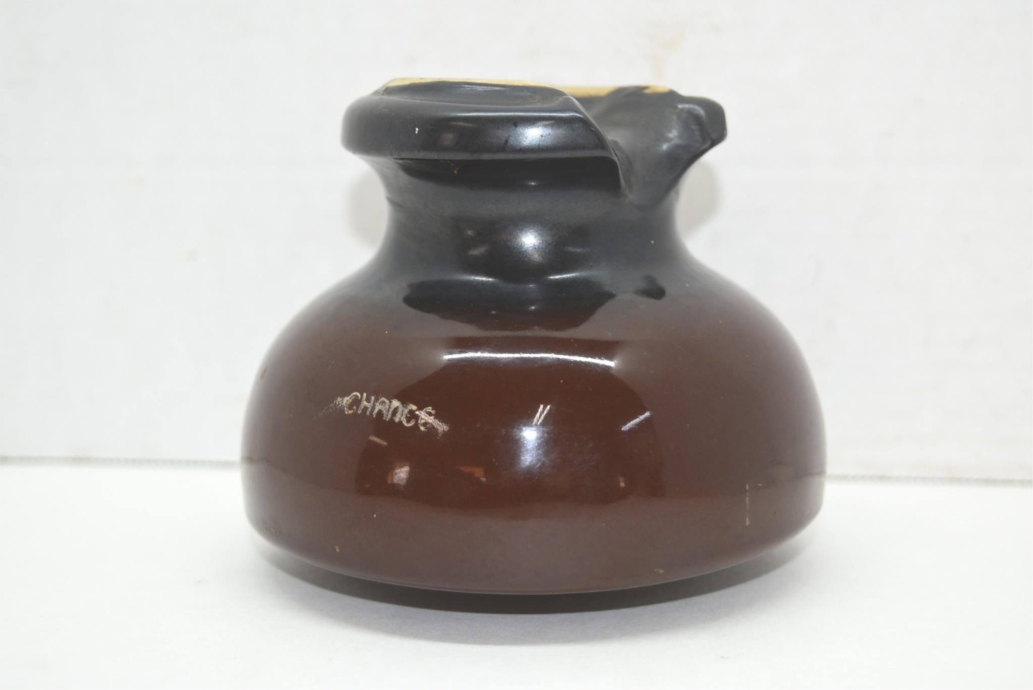 Vintage Brown Porcelain Chance Insulator Telephone Pole Antique Collec ...