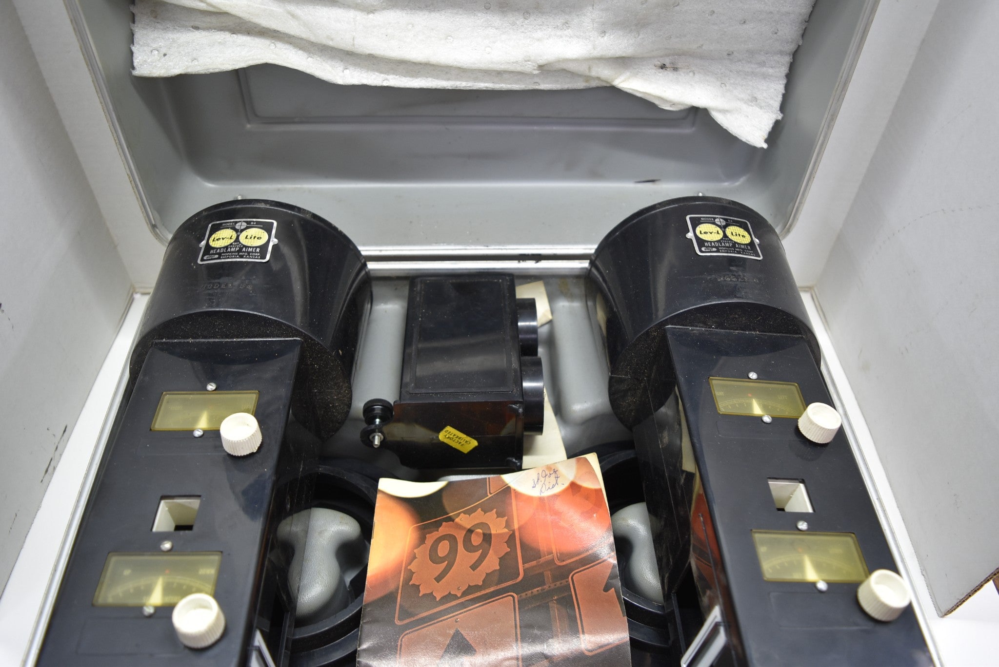 Hoppy LEV-L-LITE Headlamp Aiming Kit Headlight Vintage 1940s 1950s Car ...