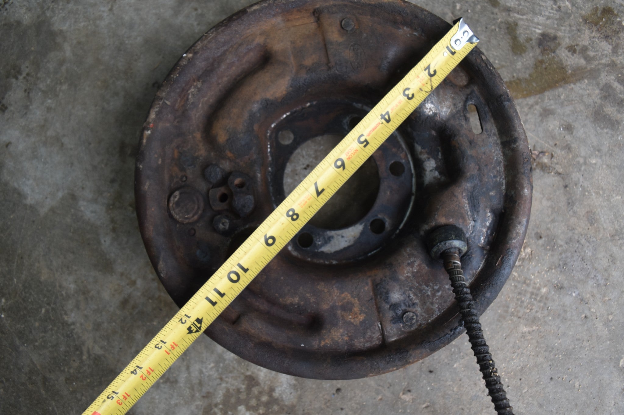 1958 1959 1960 FORD THUNDERBIRD LEFT REAR BRAKE BACKING PLATE E BRAKE ...