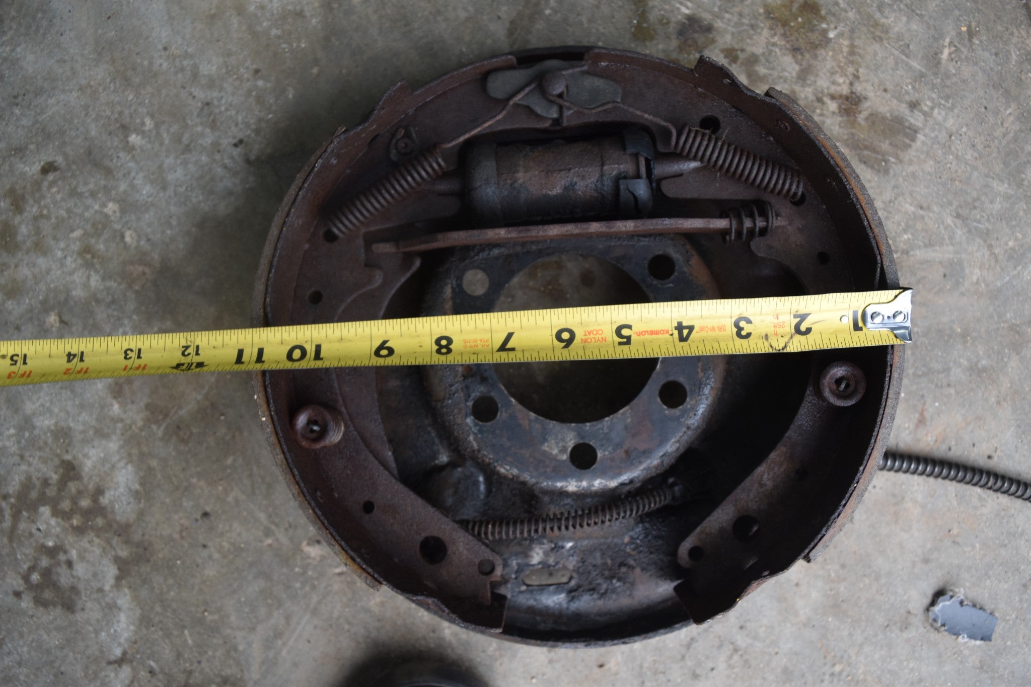 1958 1959 1960 FORD THUNDERBIRD LEFT REAR BRAKE BACKING PLATE E BRAKE ...