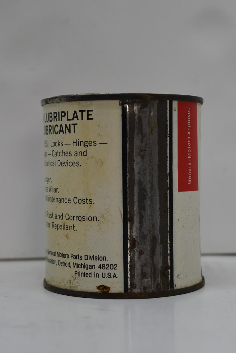 Vintage GM Lubriplate Lubricant Auto-Lube 1960-1970 Full Can 14 Oz Gen ...