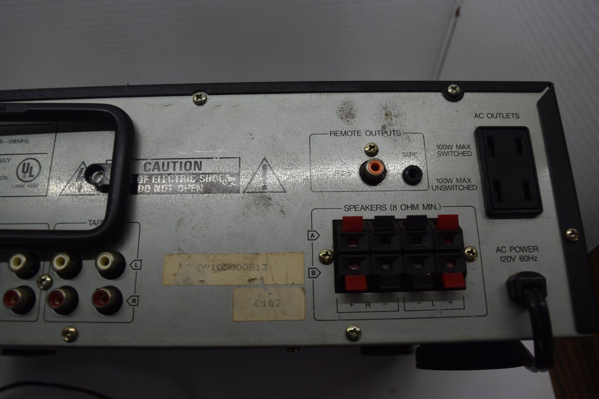 MAGNAVOX MRB150 BK02 STEREO AUDIO / VIDEO RECEIVER– FatMan's Garage, LLC