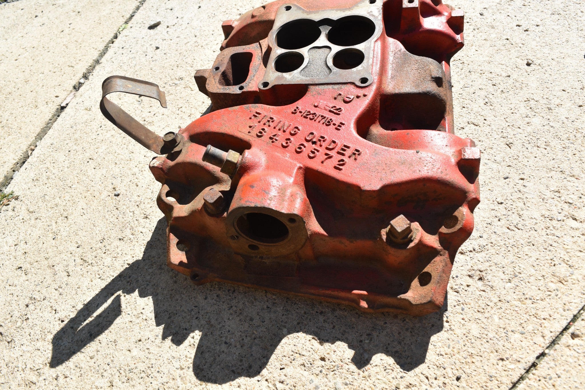 1970 BUICK 455 INTAKE MANIFOLD 4 BARREL B-1231718-E V8 70 GS GRAND SPO ...