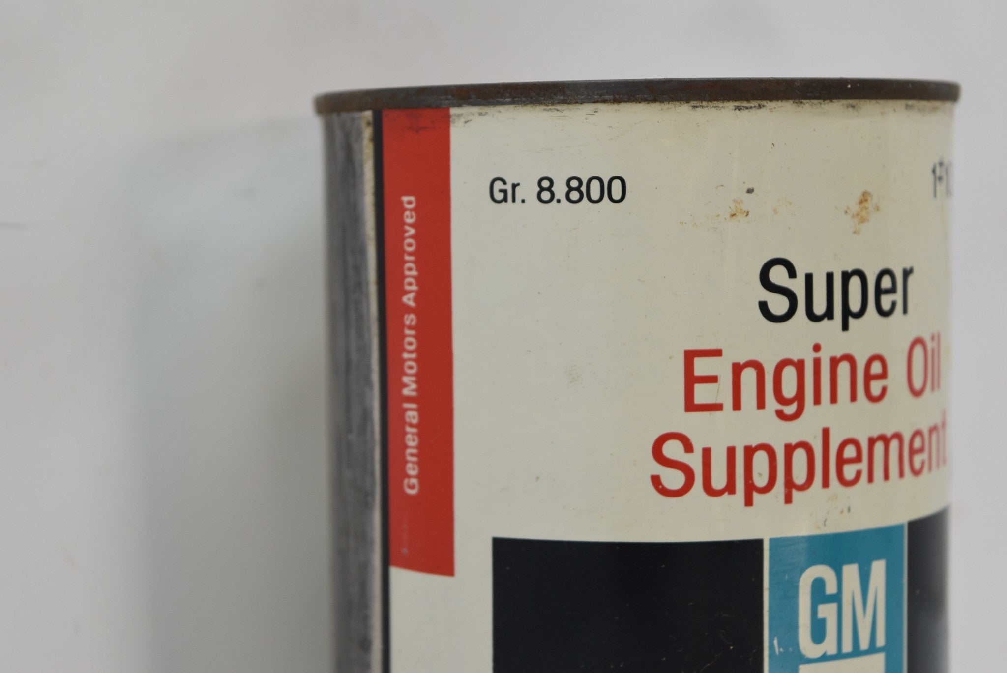 Vintage GM Super Engine Oil Supplement 1960-1970 Full Can 32 Oz Genera ...