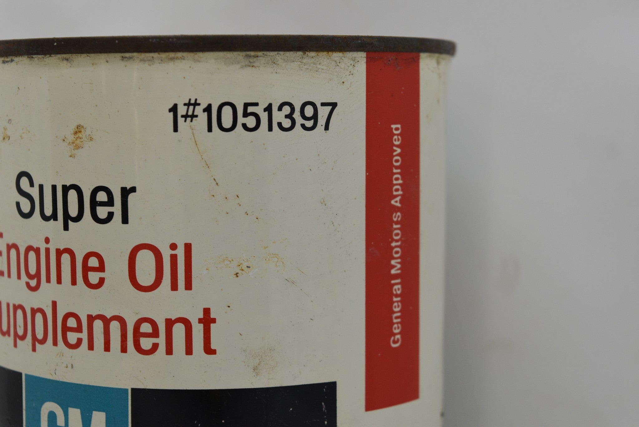 Vintage GM Super Engine Oil Supplement 1960-1970 Full Can 32 Oz Genera ...