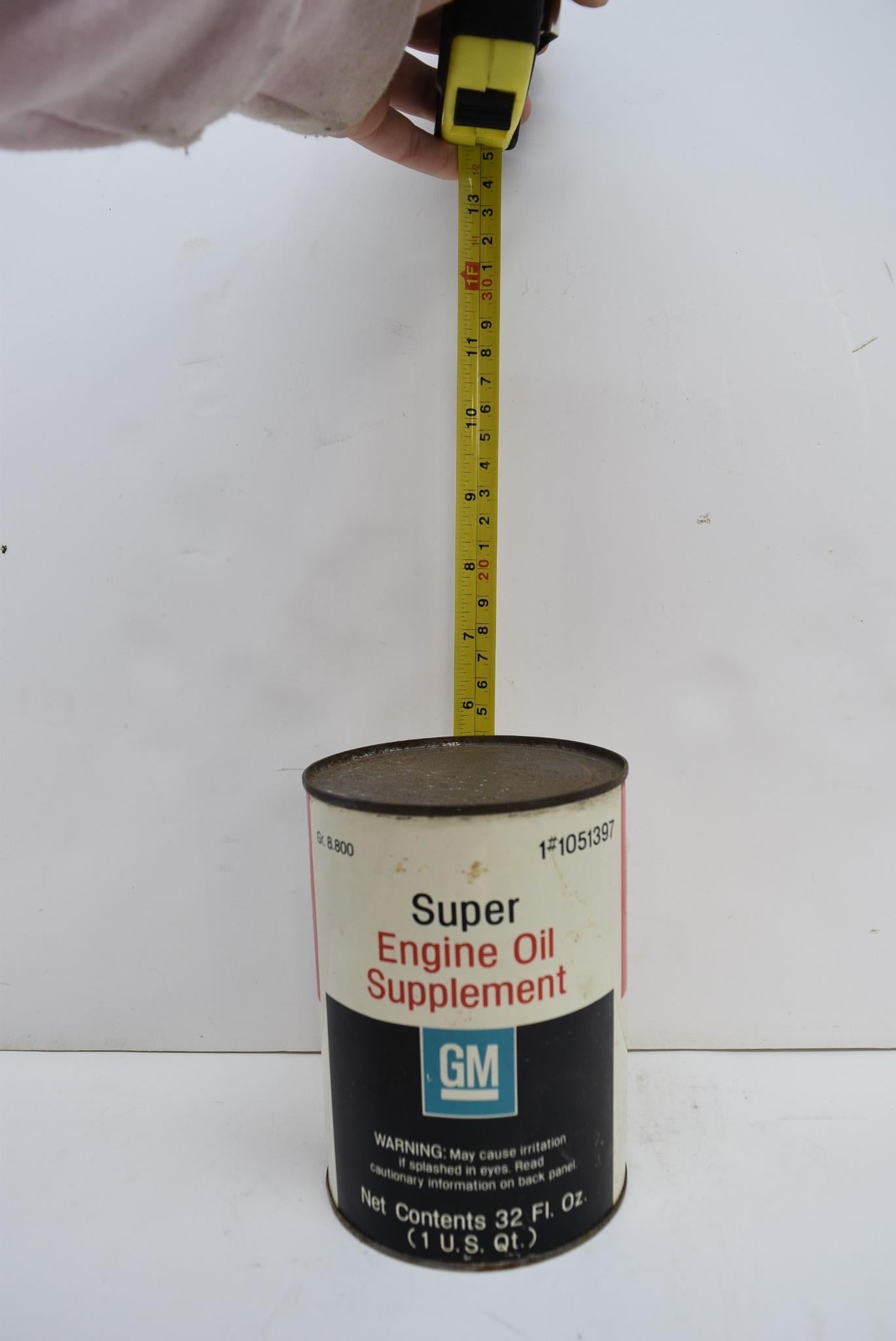 Vintage GM Super Engine Oil Supplement 1960-1970 Full Can 32 Oz Genera ...