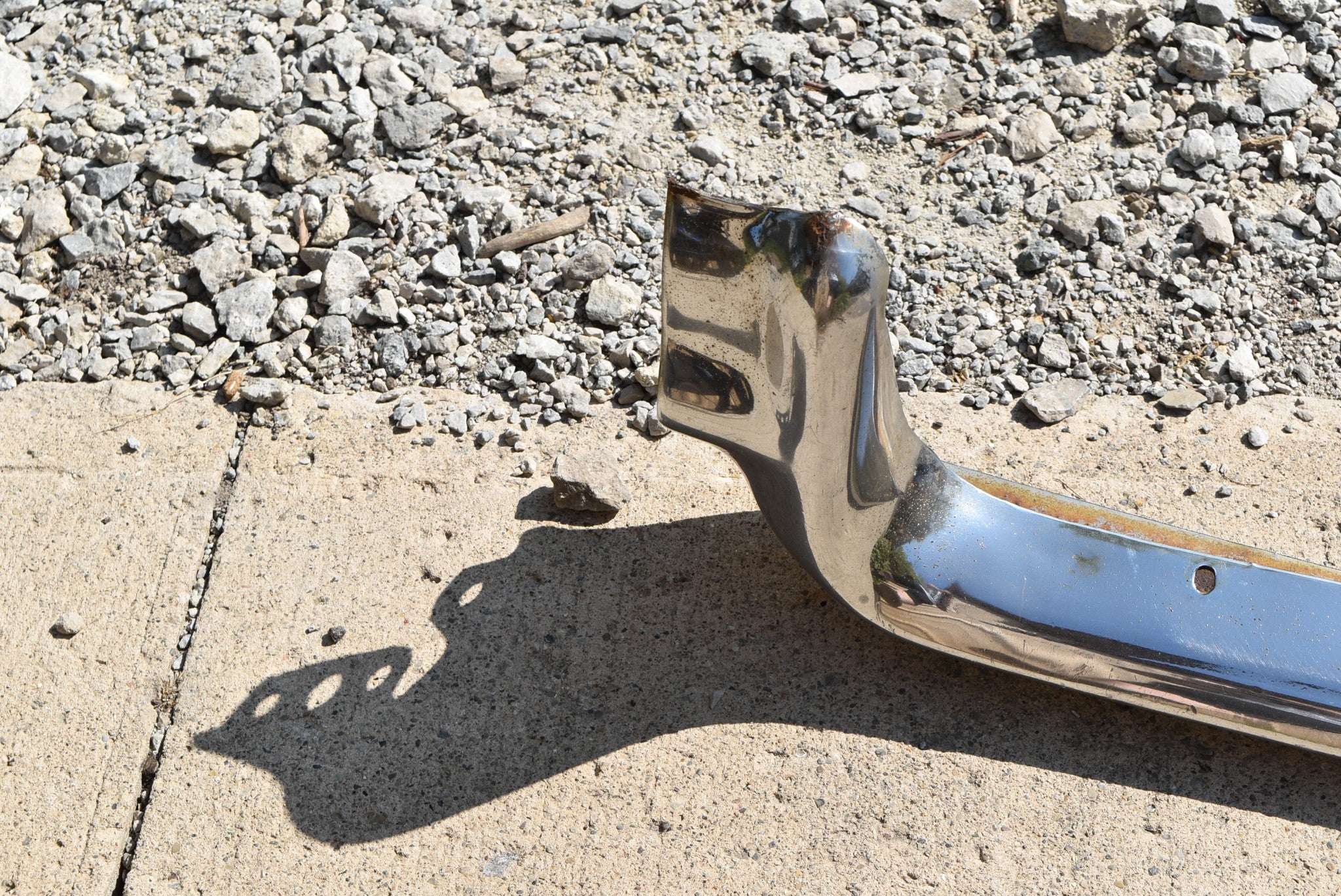 1958 Chevrolet Impala Front Middle Bumper Section Chevy 58 OEM Center ...