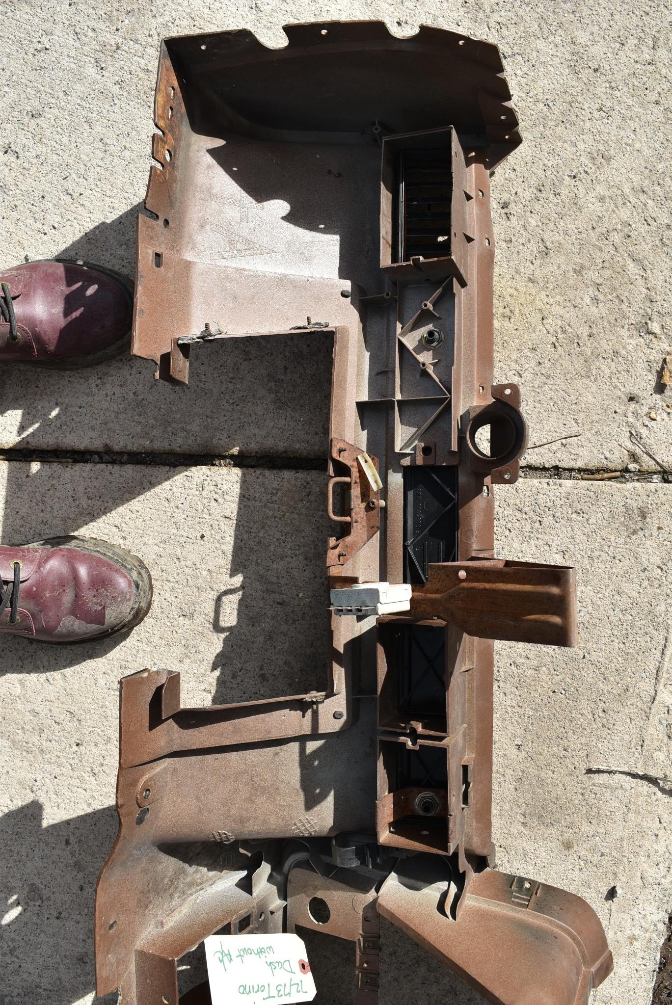 1972-1976 Gran Torino Sport Ranchero Plastic Dash Shell Green OEM Ford ...