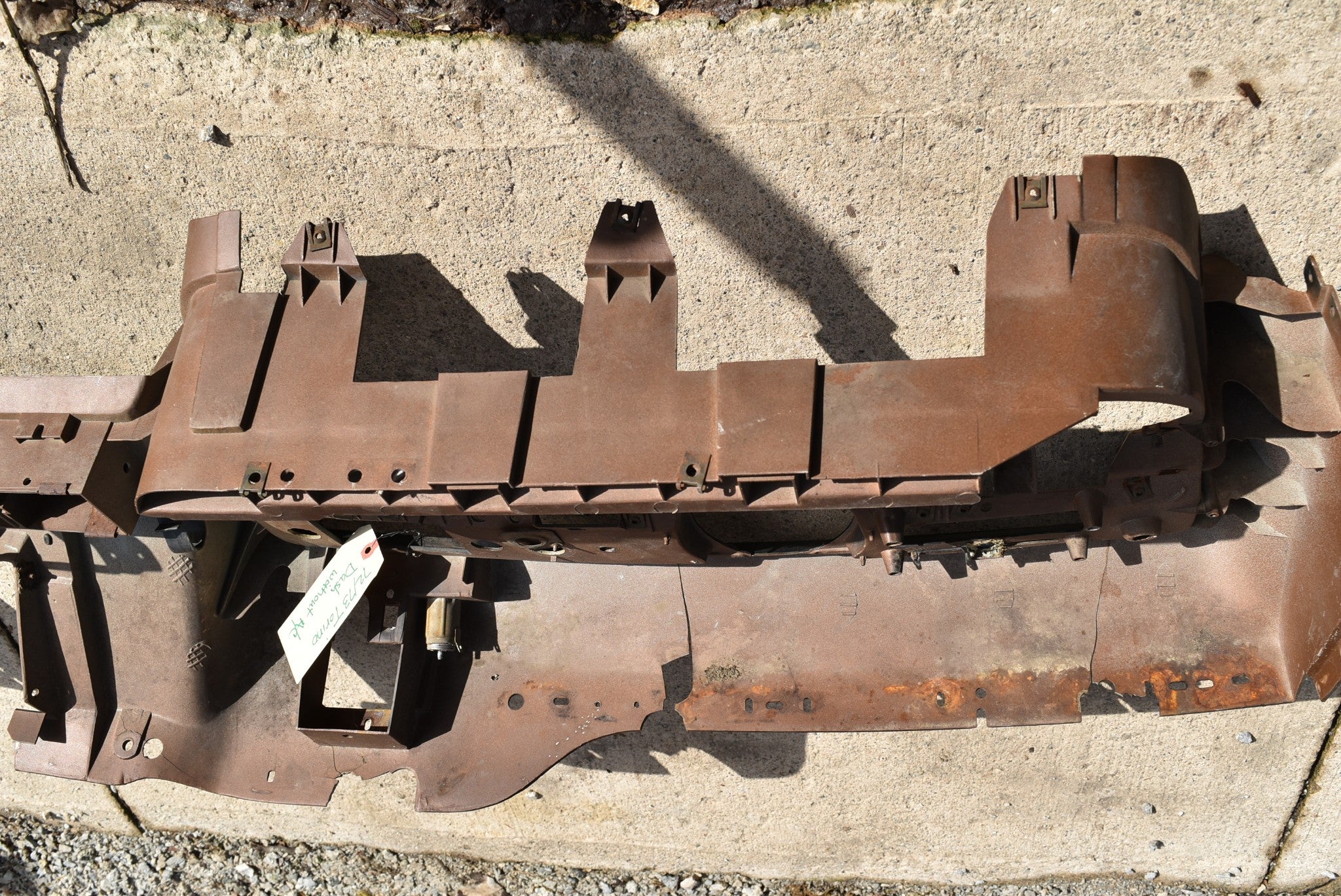 1972-1976 Gran Torino Sport Ranchero Plastic Dash Shell Green OEM Ford ...