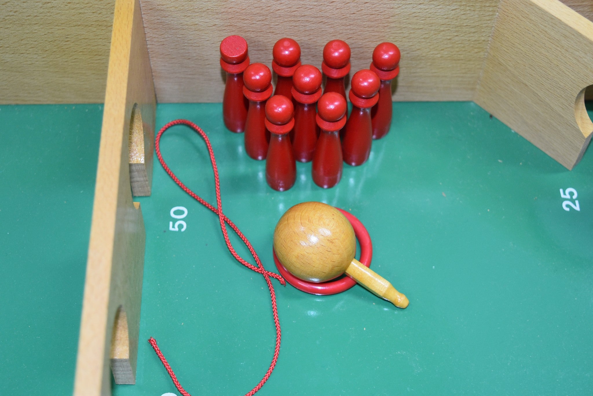 Vintage Skittles Board Bowling Game Brio Sweden Toys Original Box Comp ...