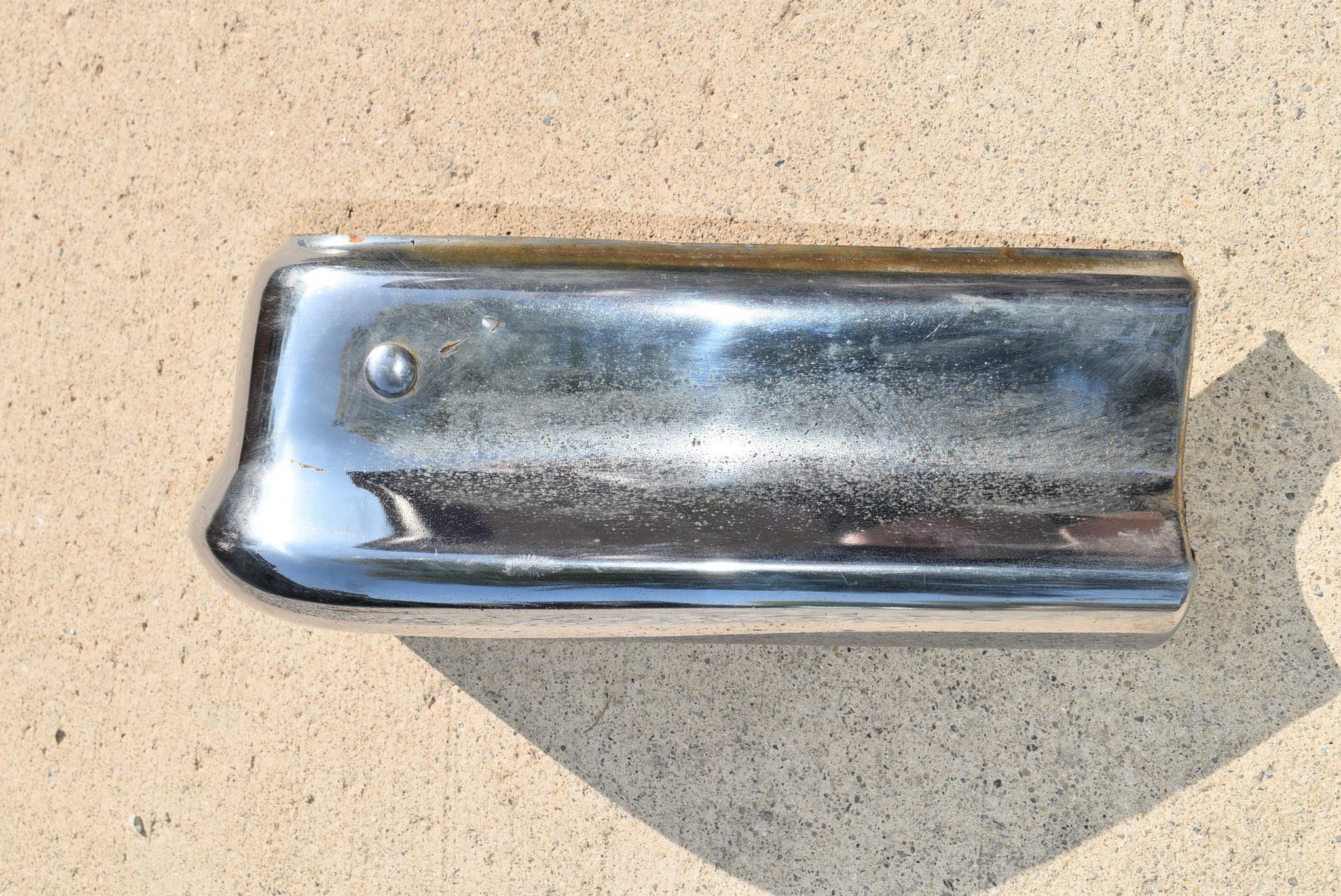 1958 Chevrolet Impala Right Passenger Rear Bumper Section Chevy 58 OEM ...