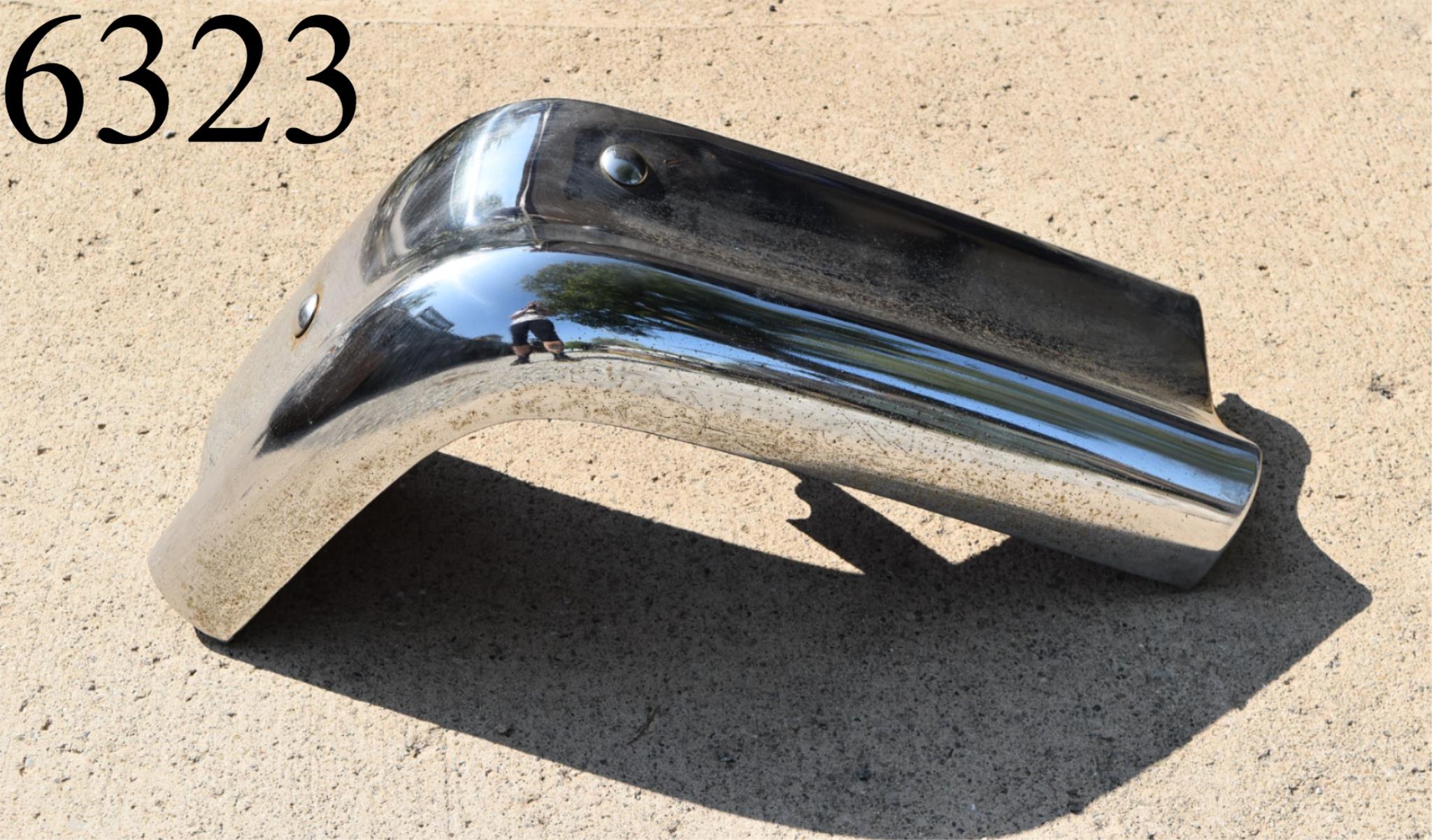 1958 Chevrolet Impala Right Passenger Rear Bumper Section Chevy 58 OEM ...