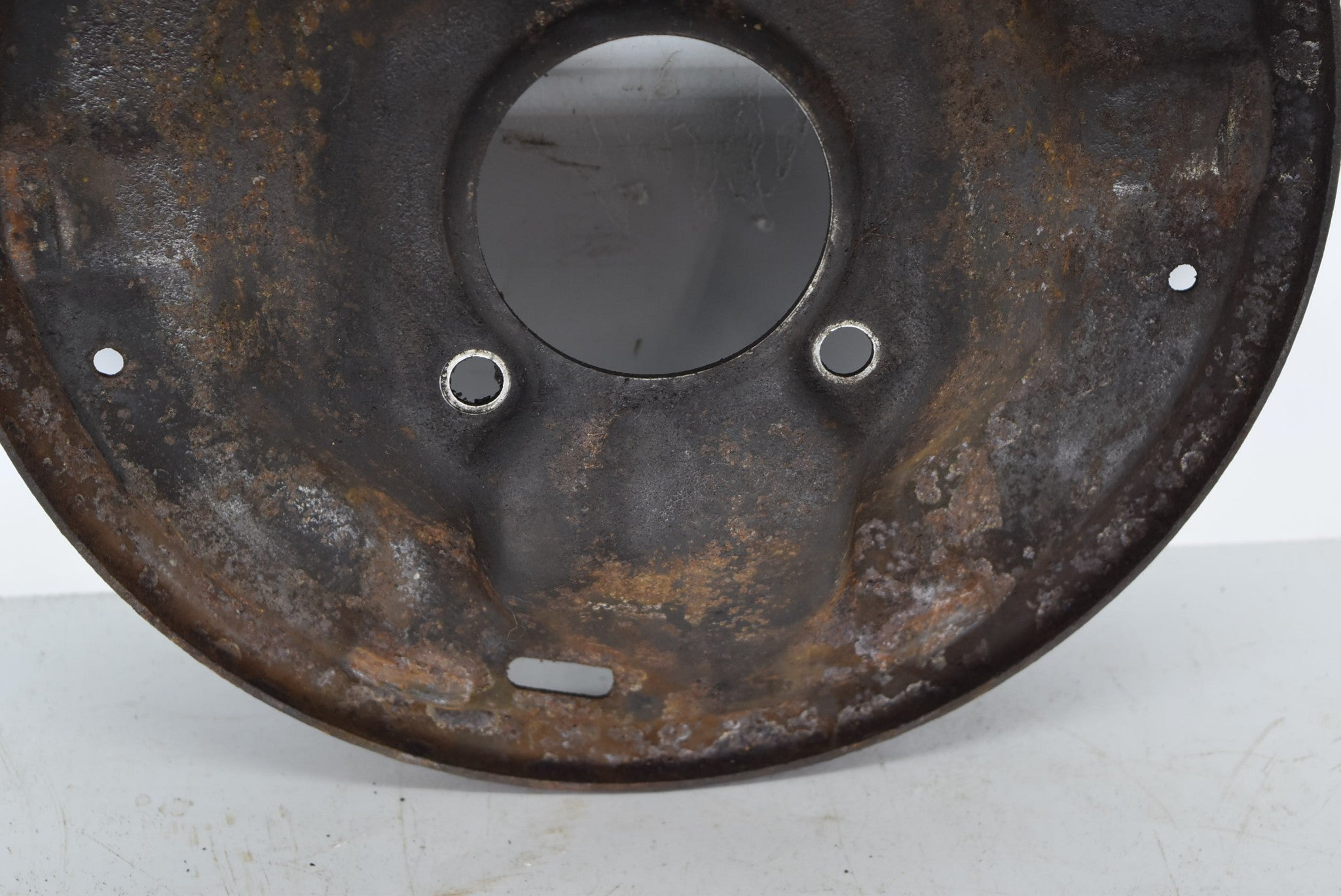 1955-1957 Chevy Belair Bel Air Front Drum Brake Shoe Backing Plate Che ...