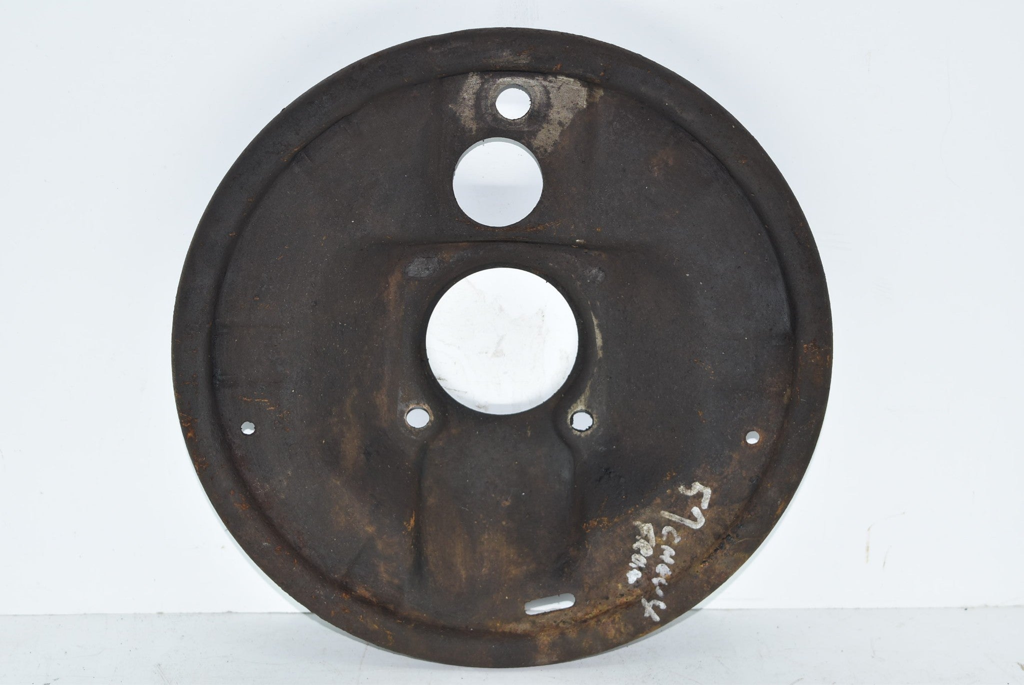 1955-1957 Chevy Belair Bel Air Front Drum Brake Shoe Backing Plate Che ...