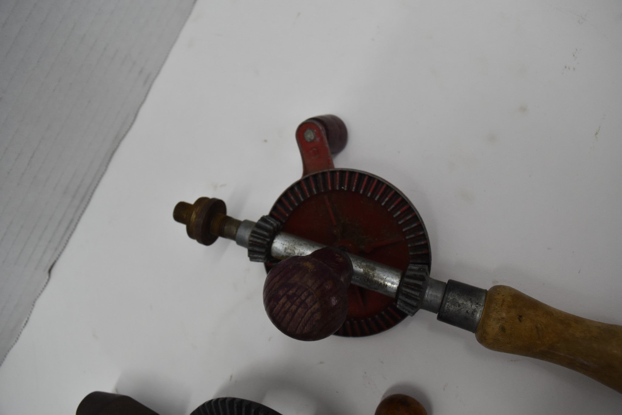 TWO VINTAGE EGG BEATER STYLE MANUAL HAND DRILLS DRILL BITS– FatMan's ...