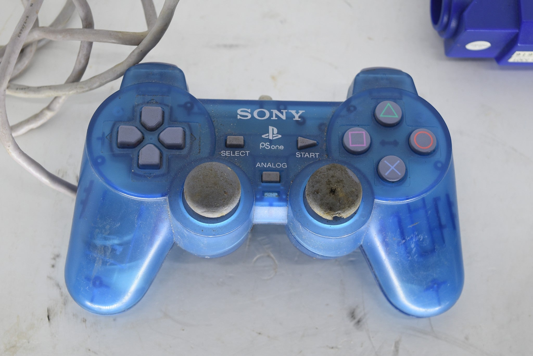 PS1 Controllers Cobra Super Gun Playstation One Translucent Blue Nyko ...