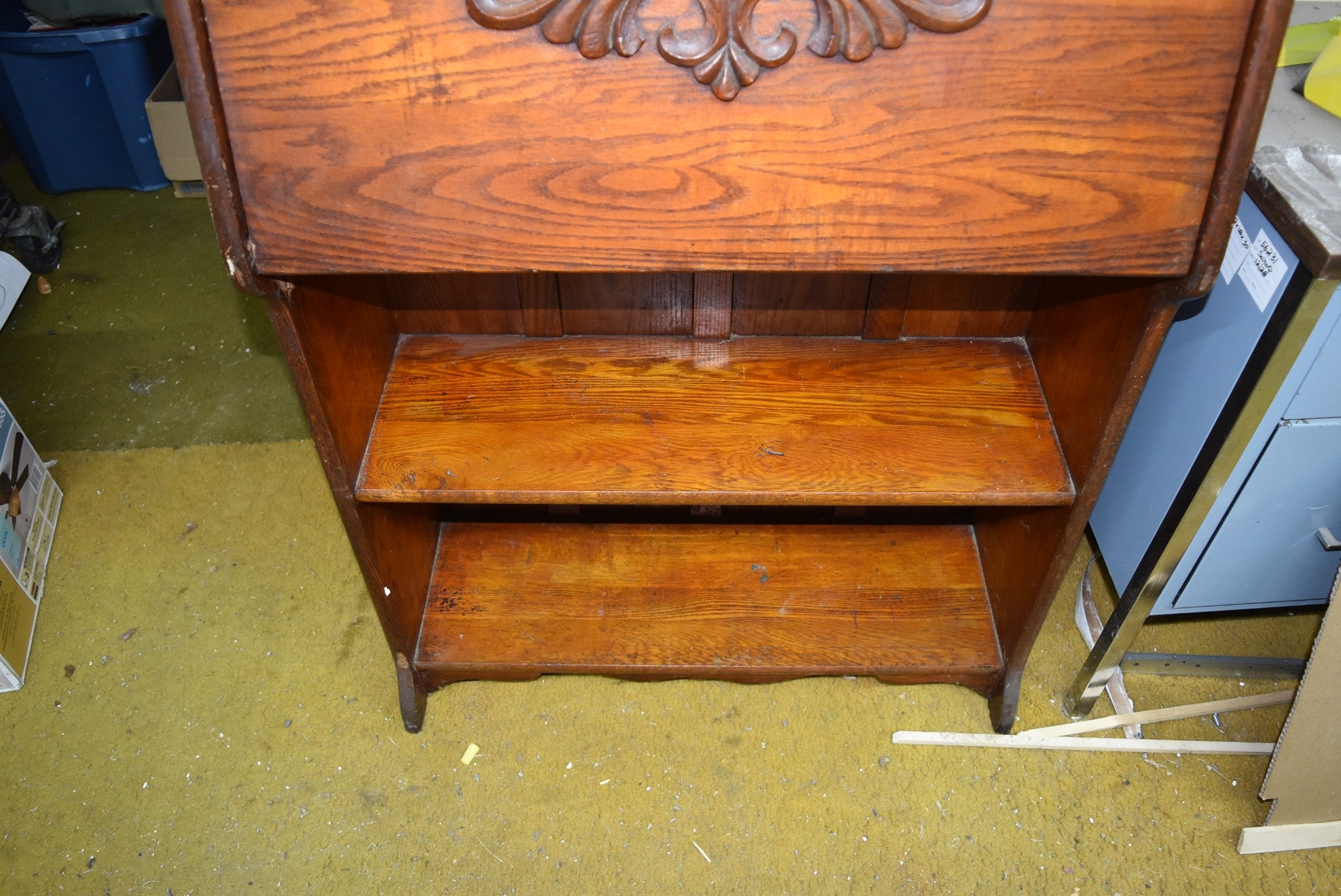 Antique Spencer Barnes & Stuart Secretaries Desk Furniture She Shed Sh ...