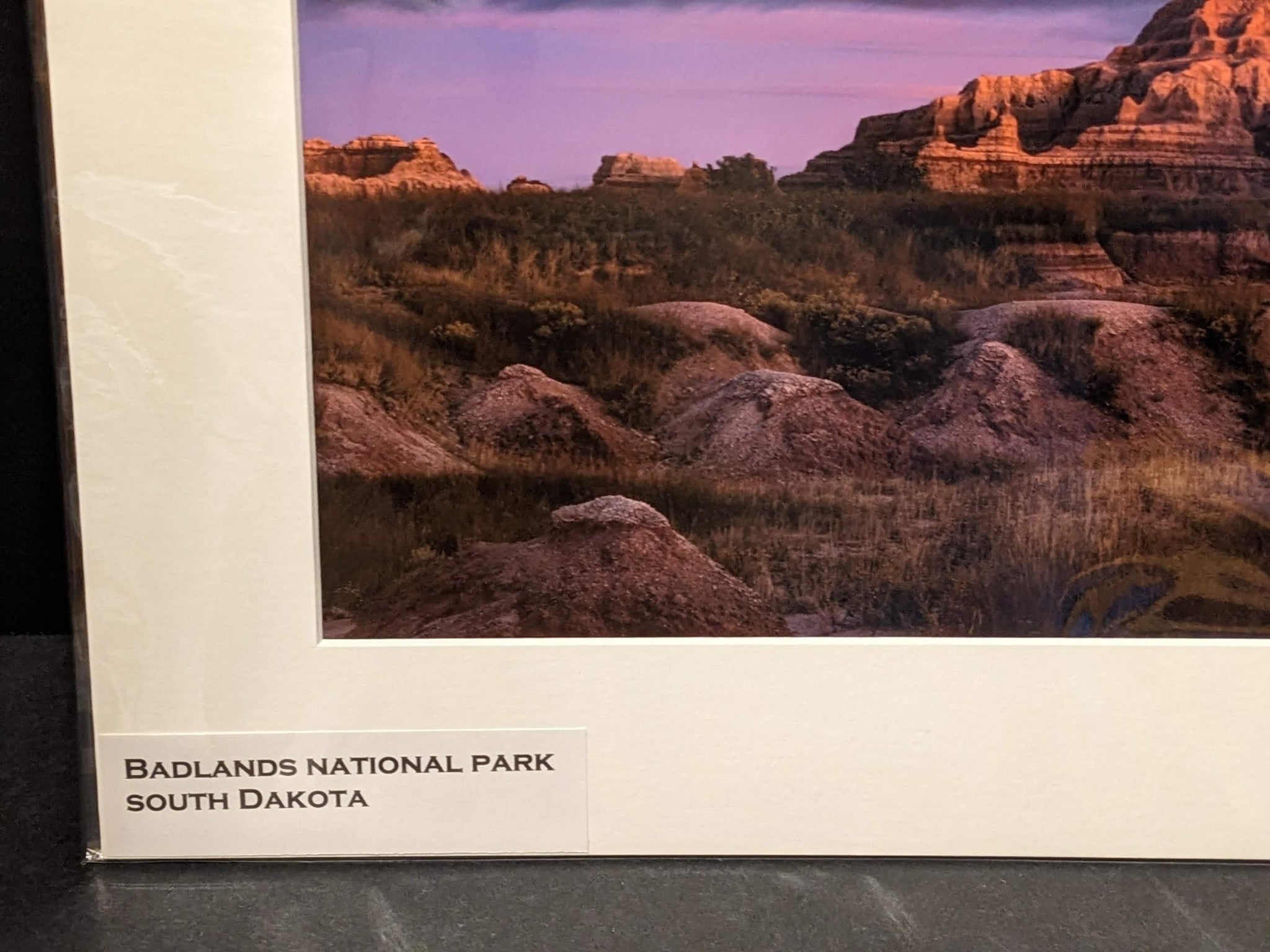 Photograph Badlands National Park South Dakota Scenic 12x16 matted Art ...