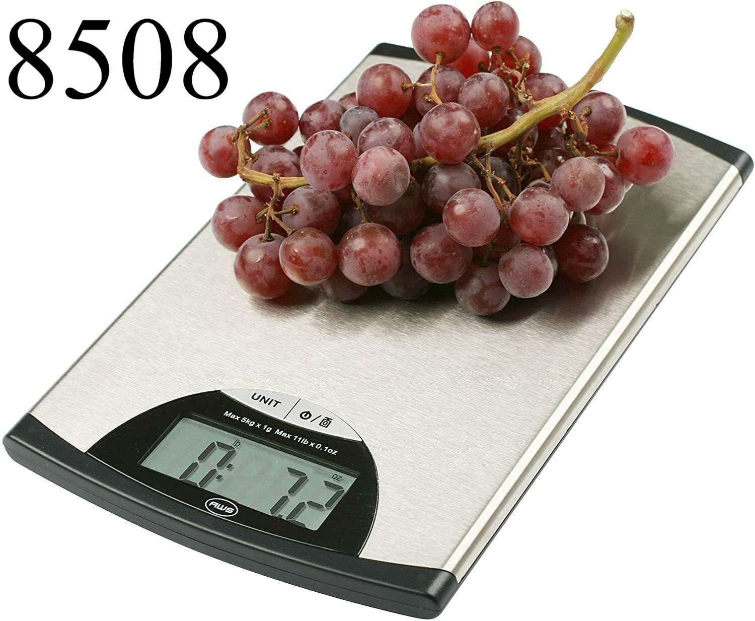AWS EDGE-5K Kitchen Scale 11.0lbs/ 5000g/ 176.0 fl.oz/ 5000mL– FatMan's ...