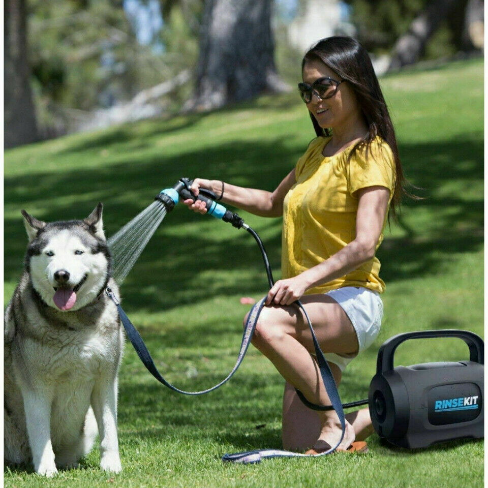 Portable Pressurized 1.5 Gallon Water RinseKit Pod Rinse Sprayer Outdo ...